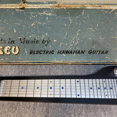 Amazing, Teisco EG-DB2 lap steel guitar in the original box | Reverb