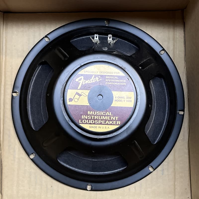 (16641) Fender Eminence USA Made V 1030 10” Speaker | Reverb