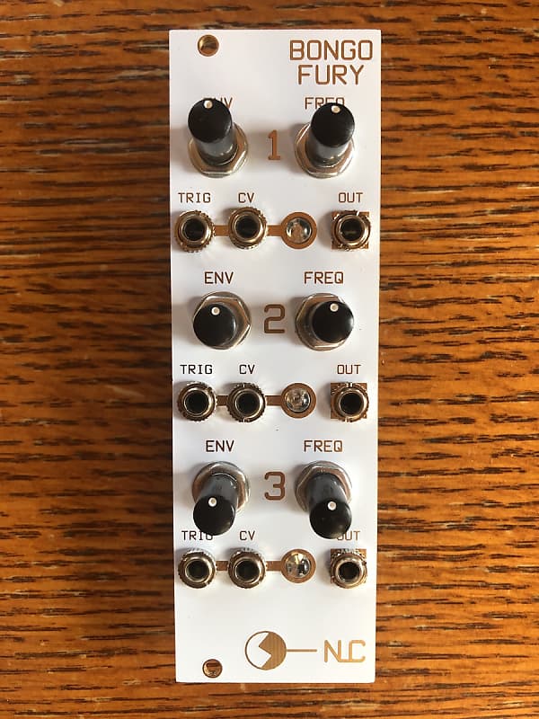 Nonlinearcircuits Bongo Fury Eurorack Percussion Module White | Reverb