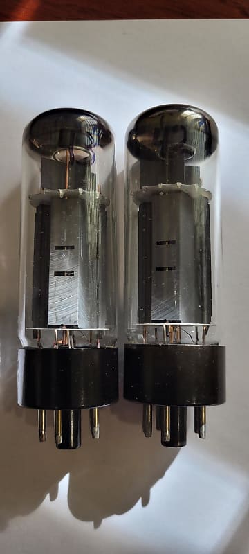 70's Mullard XF2 EL34 Pair Tube Set | Reverb