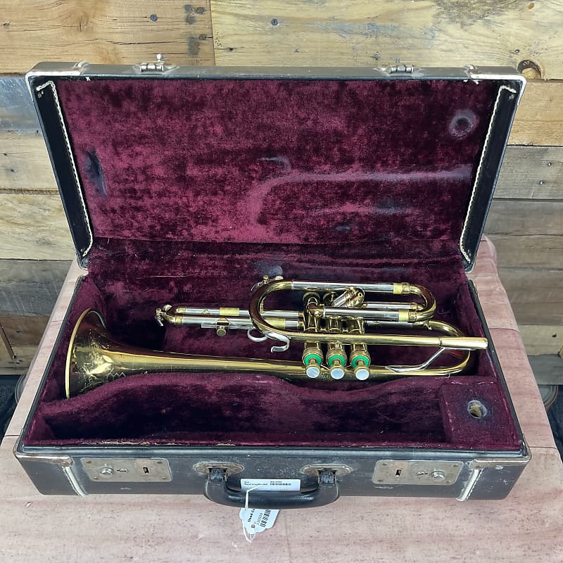 Vintage Martin Indiana Trumpet/Cornet Made In USA | Reverb