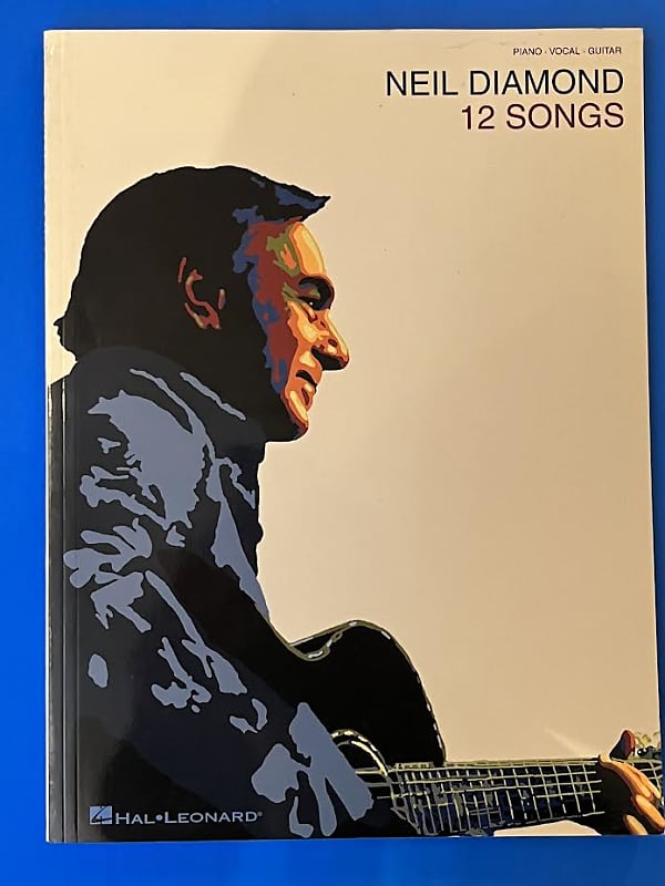 Neil Diamond 12 Songs Piano, Vocal & Guitar Sheet Music Book | Reverb