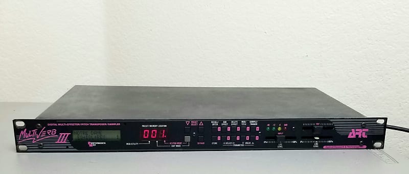 ART Multiverb III Multi Effects Processor | Reverb