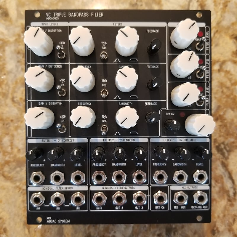 ADDAC System ADDAC603 VC Triple Bandpass Filter | Reverb