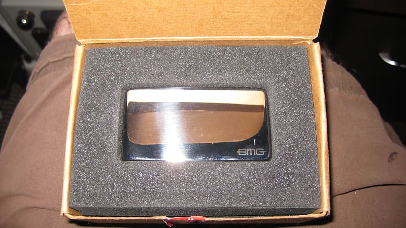 EMG-81 Chrome Pickup with pots and wiring. | Reverb