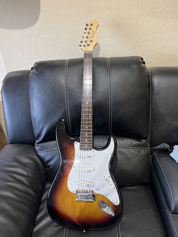 Stagg Stratocaster Style Sunburst | Reverb