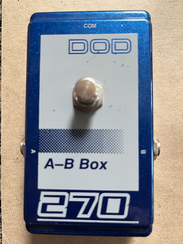 DOD 270 A-B Box 80’s - Blue Enamel | Reverb
