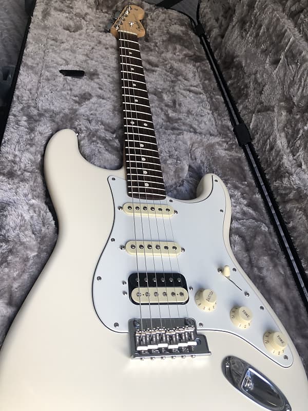 Fender American Professional Stratocaster HSS RW 2019 Olympic | Reverb
