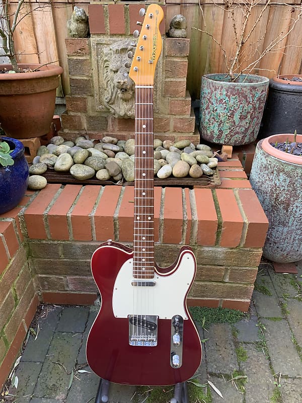 Edwards Telecaster Japan 2005 Old Candy Apple Red - Seymour | Reverb