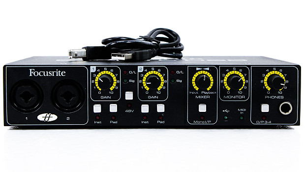 Focusrite Saffire 6 USB Audio Midi Recording Interface | Reverb