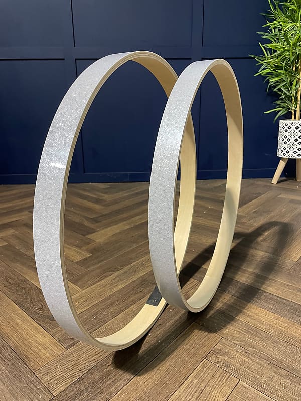 Natal Bass Drum 22” Wooden Hoops Rims Hardware #MI49 | Reverb