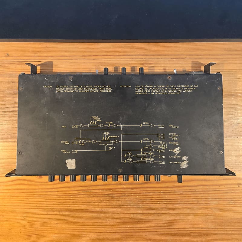 Yamaha PB-1 Bass Preamp - 1980s - 1U Rackmount - Black | Reverb