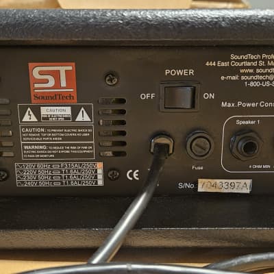 SoundTech 150 Watts Powered Mixer S20 | Reverb