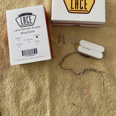 Lace Sensor Blue Gold Dually - White | Reverb