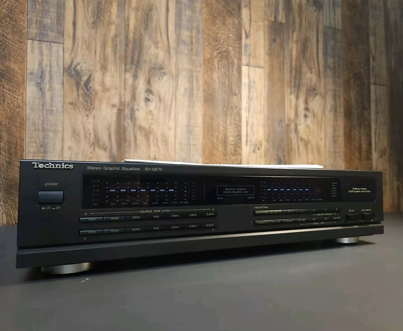 TECHNICS SH-GE70 SPECTRUM ANALYZER STEREO GRAPHIC EQUALIZER | Reverb
