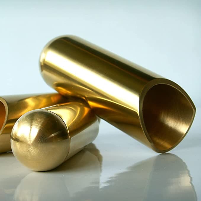 The Rock Slide Polished Brass Balltip Slide - Small | Reverb