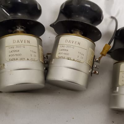 Pair of Daven LA-350-G 600 ohm ladder network 2DB Step | Reverb