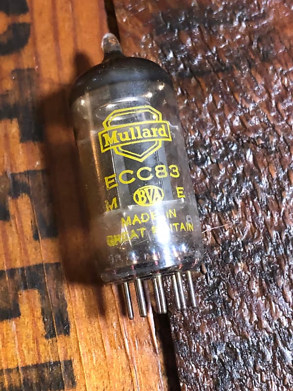 Vintage 1965 Mullard ECC83 Preamp Tube 12AX7 Valve Blackburn | Reverb
