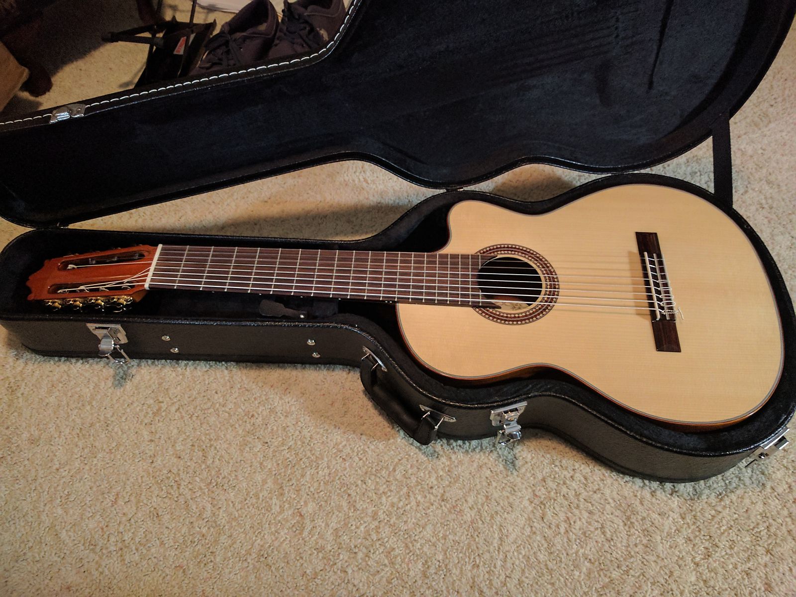 Ibanez G208CWCNT Classical 8 String Guitar Natural | Reverb