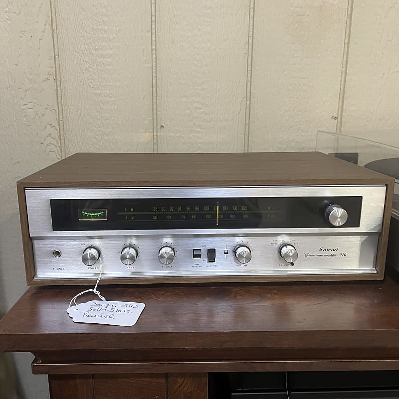 Sansui 210 1972 - Wood Case FULLY TESTED EUC | Reverb
