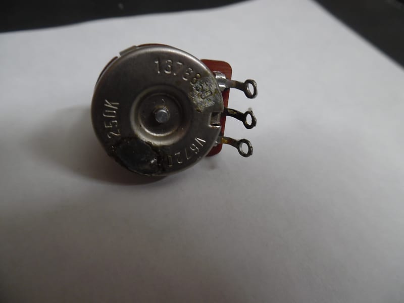 Vintage 1968 pot Fender Stratocaster 250k Potentiometer | Reverb
