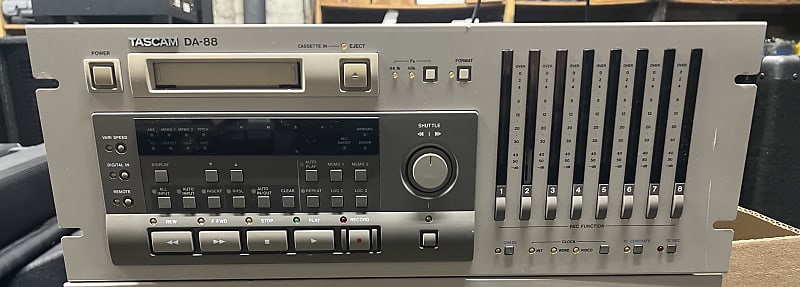Tascam DA-88 Digital Audio Tape Recorder | Reverb