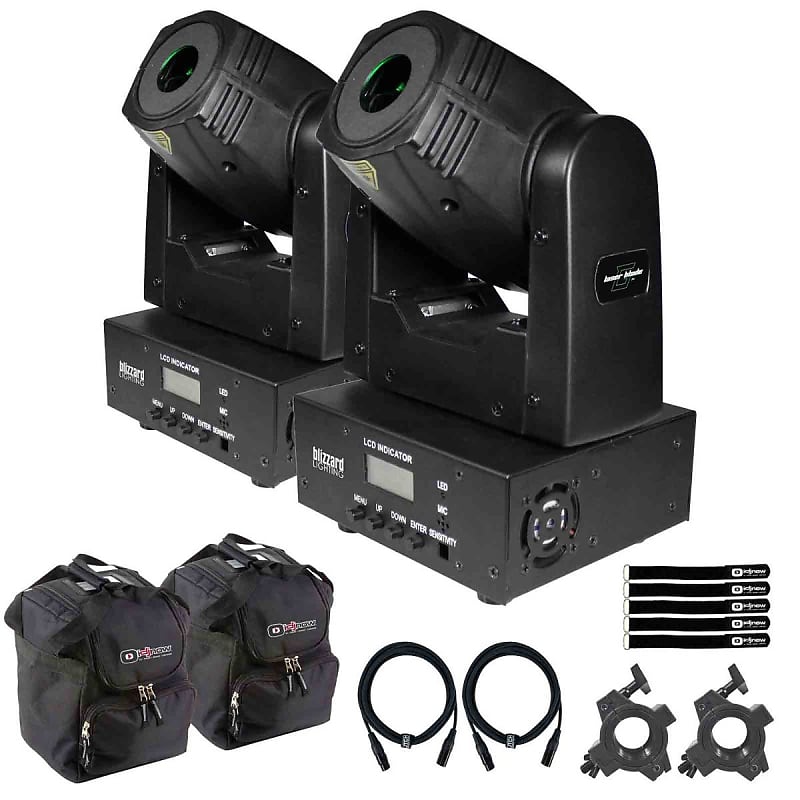 Blizzard Lighting Laser Blade G Moving Head Lights Pair w | Reverb