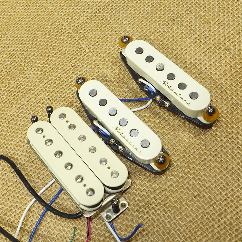 Fender Noiseless Pickups Cream, 1998 American Deluxe HSS | Reverb