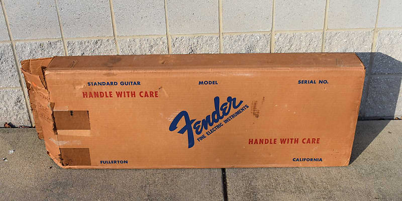 1966 Fender Guitar Shipping Box | Reverb