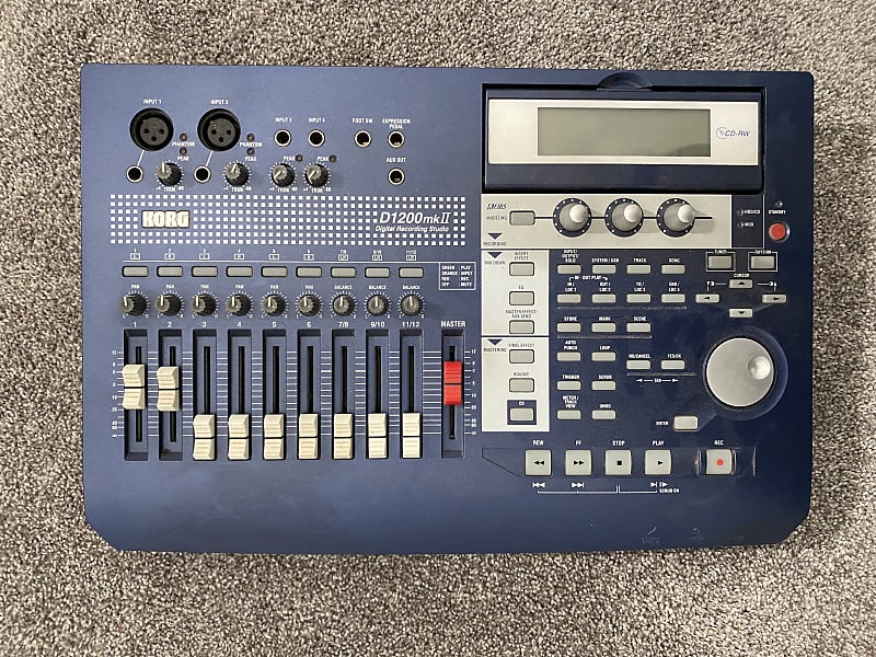 Korg D1200mkII Digital Recording Studio - Blue | Reverb