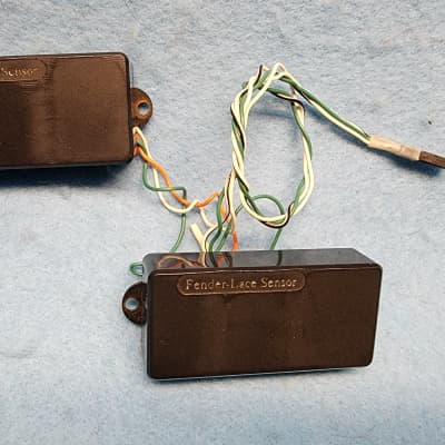Vintage Fender Lace Sensor Precision Bass pickup Black W/ | Reverb