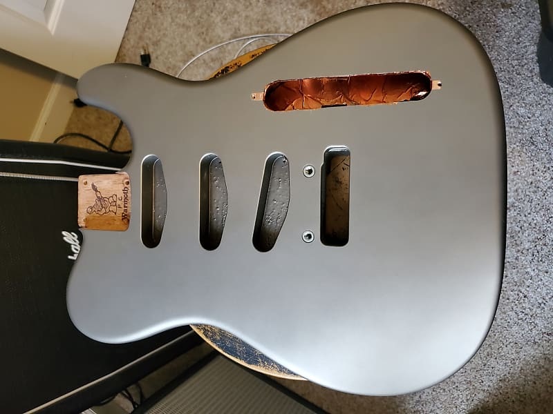 Warmoth Tele/Strat Hybrid Metallic Silver | Reverb