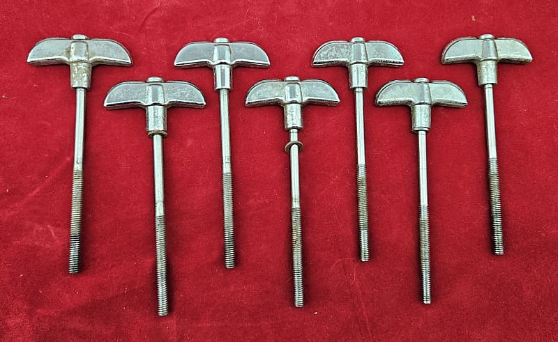 Rogers Big R Series 4.75" Bass Drum Tuning Rods Set Of 7 | Reverb