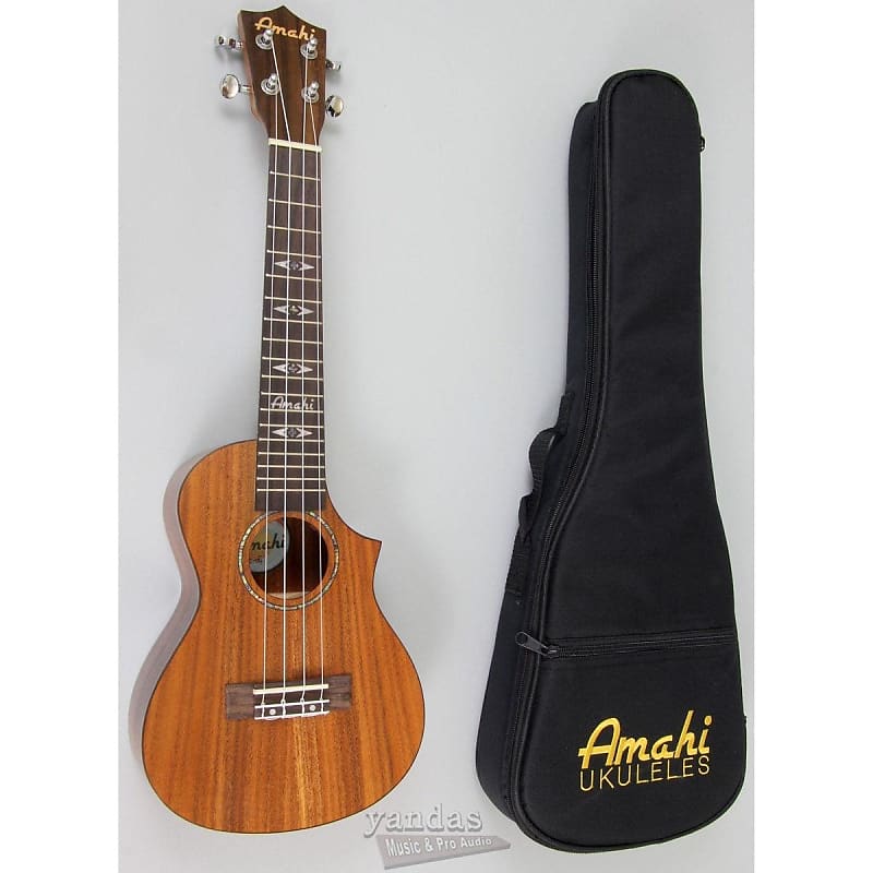 Amahi C-04 Exotic Wood Concert Ukulele Solid Koa | Reverb