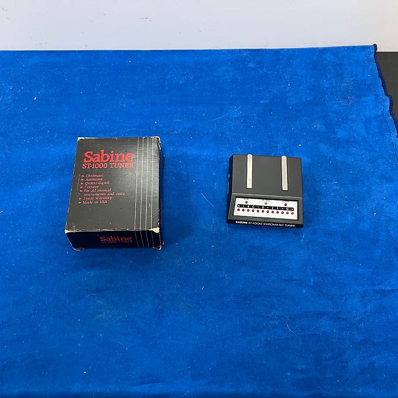 Used Sabine ST-1000 Chromatic Tuner with Original Box | Reverb