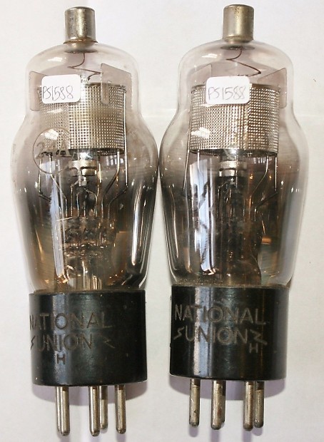 NOS Date Matched Pair National Union NU USA Type # 24A | Reverb