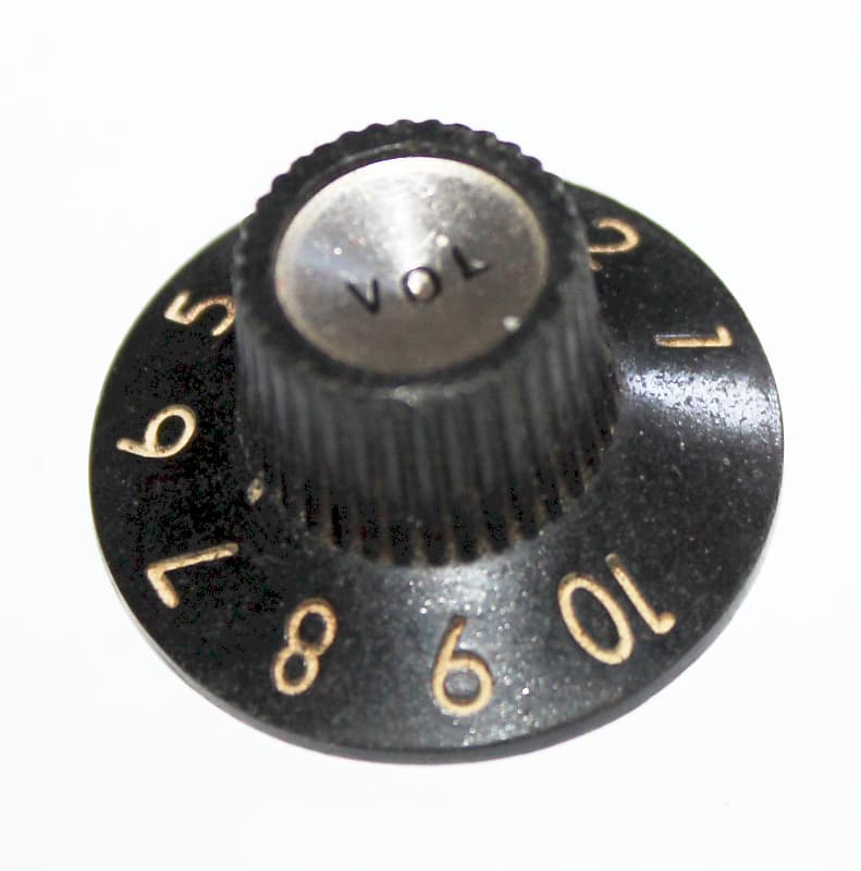 Vintage 1970's Fender Telecaster Deluxe Vol. Knob Volume Set | Reverb