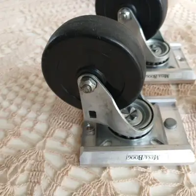 Mesa Boogie Track-Loc 3" Caster Set with Mounting Plates | Reverb