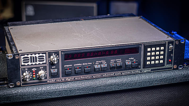 AMS RMS 1600 Digital Reverb Unit RARE UK MADE 1980s - Grey | Reverb