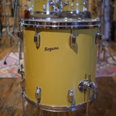 Rogers Drum Set In Spanish Gold | Reverb