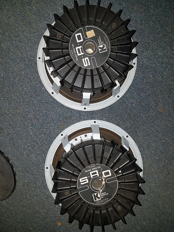 TWO NOS Electro-voice SRO Kustom 12" speakers in the box | Reverb
