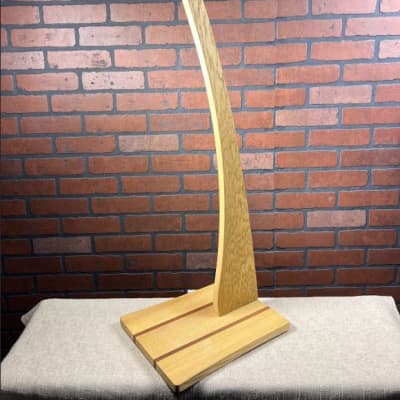 Woodcraft Guitar/Bass Stand GSW - Natural Wood | Reverb