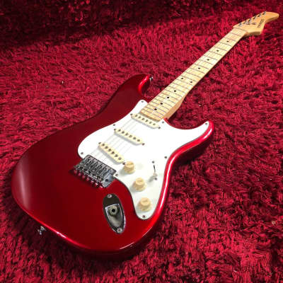 Fernandes Stratocaster electric guitar red | Reverb