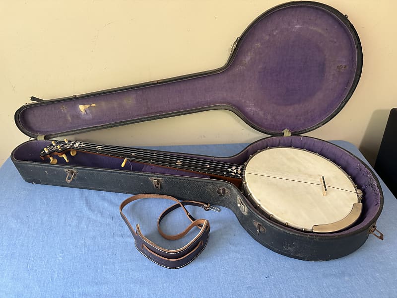 1891 SS Stewart Champion 5-String Fretless Banjo | Reverb