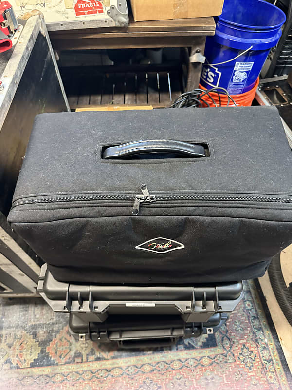 Two Rock Empty Amp Cab Black Suede and Vox Grill Cloth for | Reverb