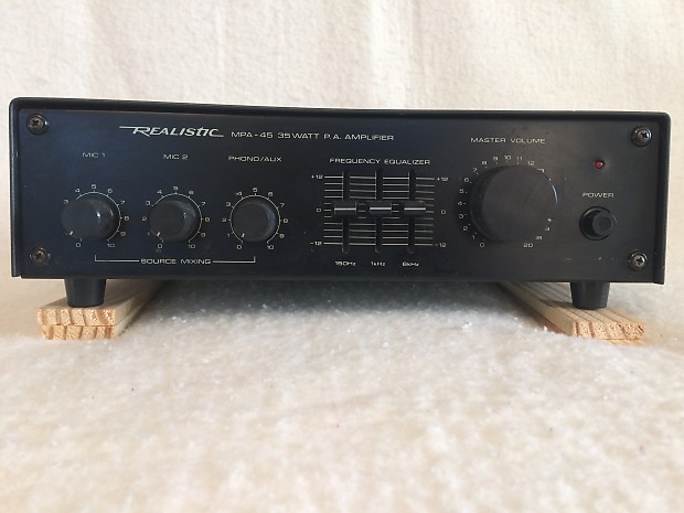 Realistic MPA-45 35-watt PA Amplifier | Reverb