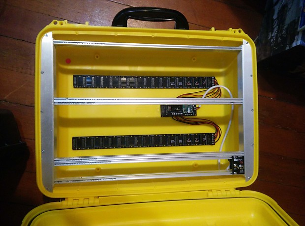 Synthrotek Powered 6U + 1U 84HP Eurorack Case - Portable & | Reverb