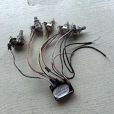 Active Preamp 3 Band Equalizer EQ Harness DIY Bass +/-12dB 9v | Reverb