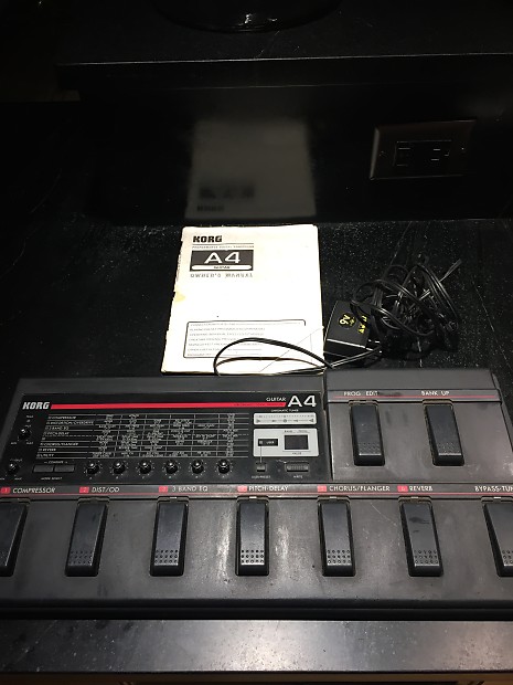 Korg A4 Guitar Processor Multi-effects 1990s Black | Reverb
