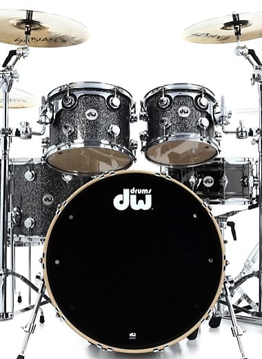 DW DWe 5 pc Shell Pack - Black Galaxy | Reverb